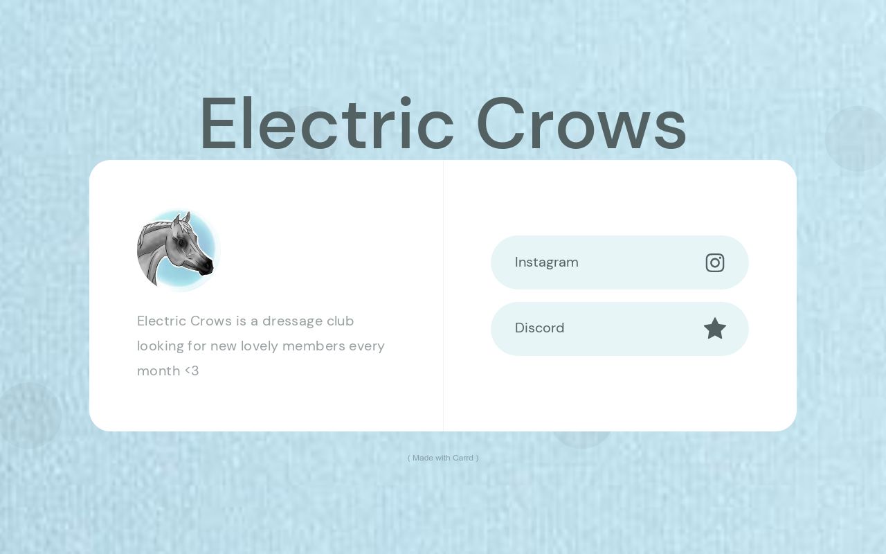 Electric Crows